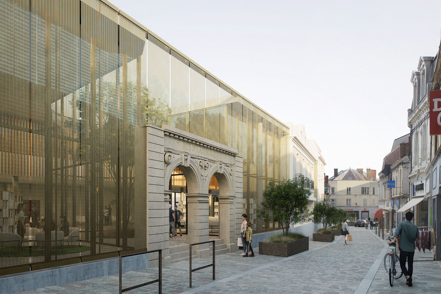 Multimedia library and play library - Atelier Cambium